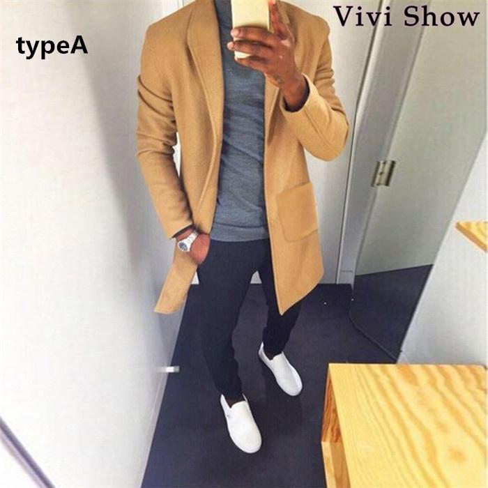 メンズコート ジャケット アウター 秋冬 無地 カジュアル テーラード