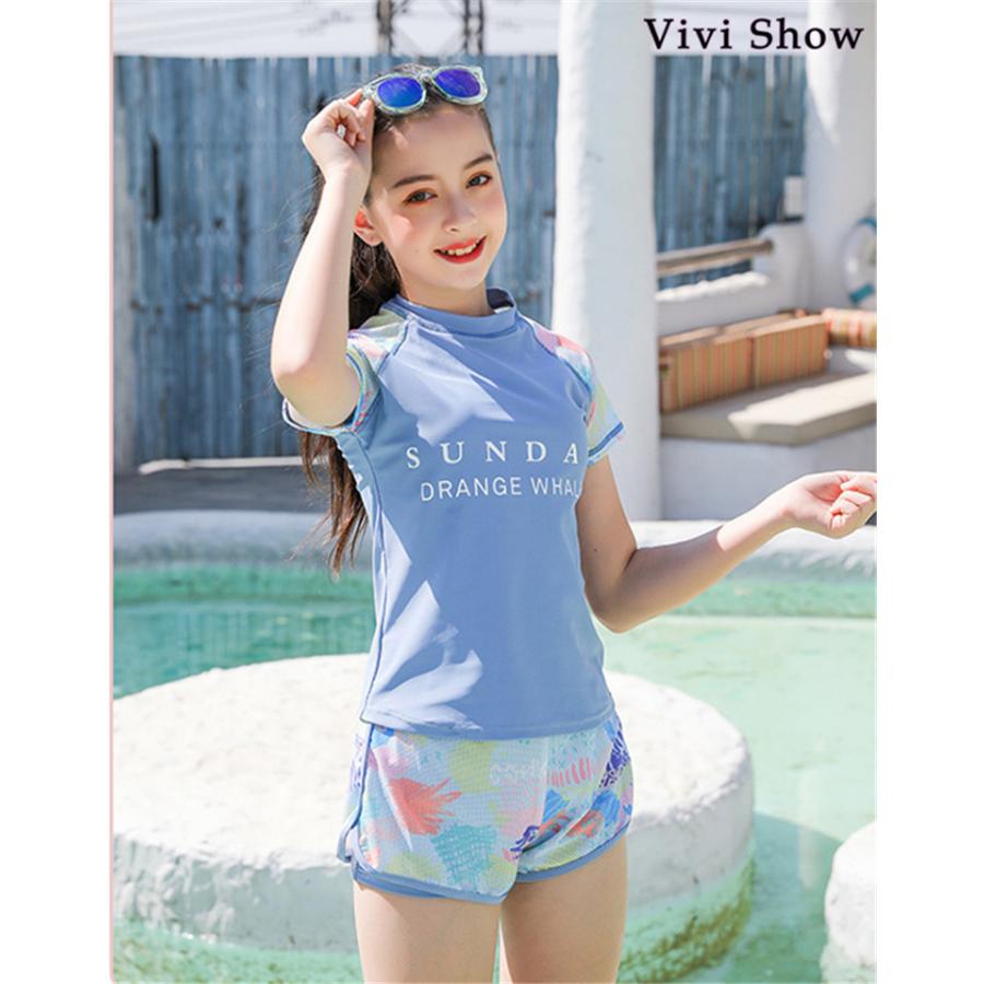 子供水着 キッズ 女の子 ビキニ セパレート 2点セット 子供用 ガールズ ビキニセット uvカット 海 保育園 幼稚園 ジュニア こども 小学生vivishow : VIVISHOW ...