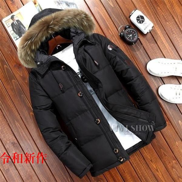 ダウンジャケット メンズ アウター フード付き マウンテンパーカー