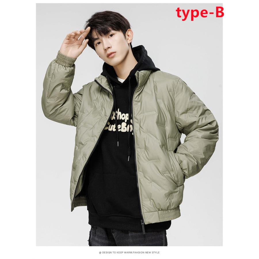 ダウンジャケット メンズ コート 大人気中綿 ブルゾン 厚手スタジャン