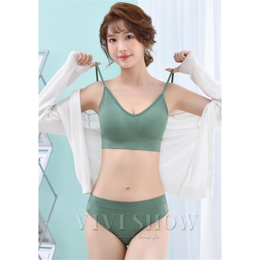 レディース 女性下着 上下セット 下着 ブラジャー ショーツ シンプル ランジェリー : VIVISHOW - 通販 - Yahoo!ショッピング