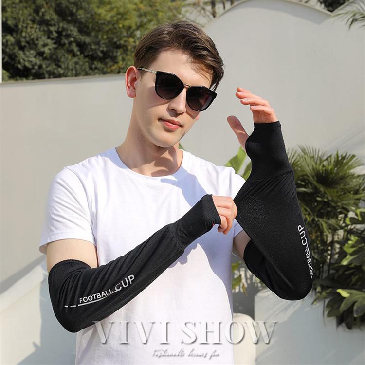 メンズ アームカバー 紫外線対策 おすすめ ゆったり 腕カバー シンプル 通気性 おしゃれ 日焼け止め 人気 カジュアル アウトドア UVカット : VIVISHOW - 通販 - Yahoo ...