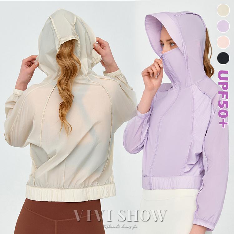 ラッシュガード パーカー レディース UVカット 長袖 水着 フード付き 紫外線対策 水陸両用 アウター ひんやり 冷たい 熱中症対策 スポーツウェア : VIVISHOW - 通販 ...