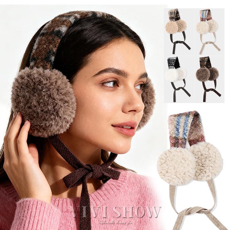 耳当て ファー イヤーマフ 防寒 レディース イヤーマフラー 耳カバー 耳あて ふわふわ フェイクファー 秋 冬 かわいい おしゃれ : VIVISHOW - 通販 - Yahoo!ショッピング