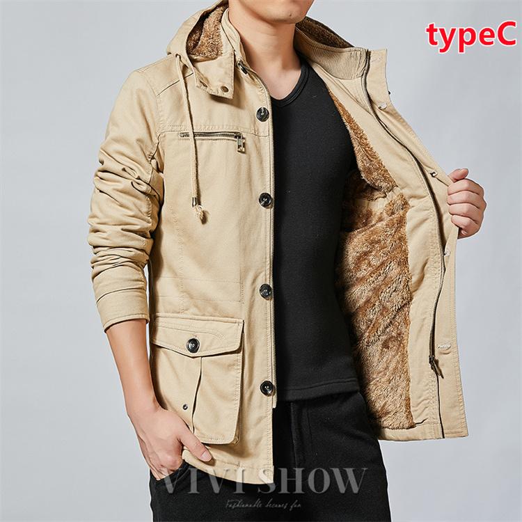 ミリタリージャケット  中綿コート メンズ ジャケット ロング モッズコート 裏ボア 裏フリース 厚手 大きいサイズ あったか 防風 防寒着 ミリタリージャケット 中綿コート メンズ ボアジャケット ロング