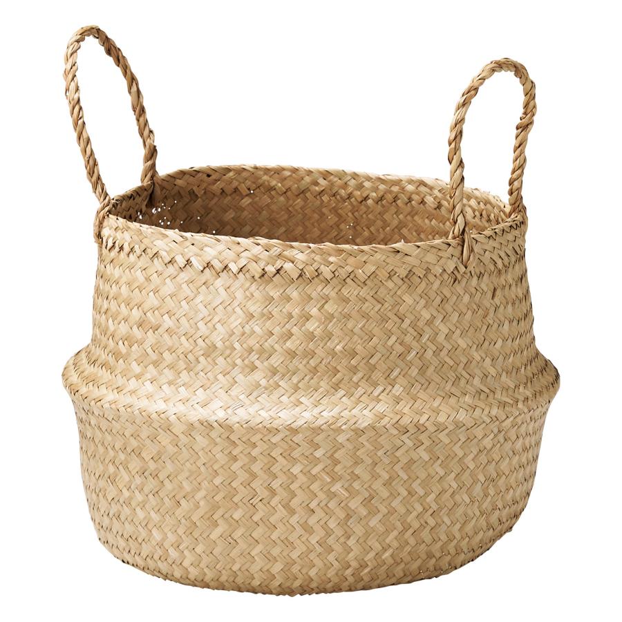 かご 即納可 カゴ バスケット 収納 シーグラス レトロ ディスプレイ 1142NA φ28 h28(36)cm : VMDバスケット - 通販 - Yahoo!ショッピング
