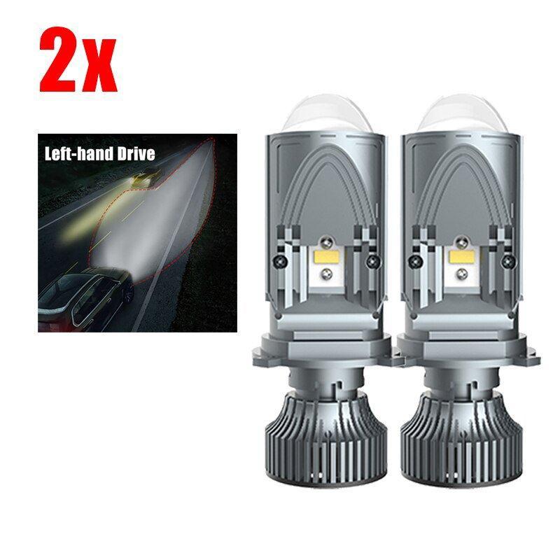 LEDヘッドライト デュアルレンズ ハイロービーム 30000LM 120 HB2 H4 9003 W : Happy store555 - 通販 - Yahoo!ショッピング