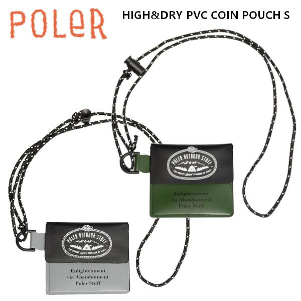 POLeR POLER ポーラー HIGH&DRY PVC COIN POUCH S コイン ポーチ 小銭入れ 小物入れ 防水 キャンプ ...