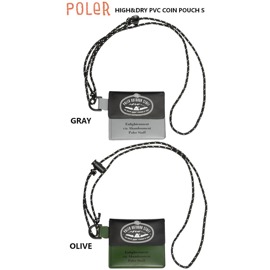 POLeR POLER ポーラー HIGH&DRY PVC COIN POUCH S コイン ポーチ 小銭入れ 小物入れ 防水 キャンプ ...