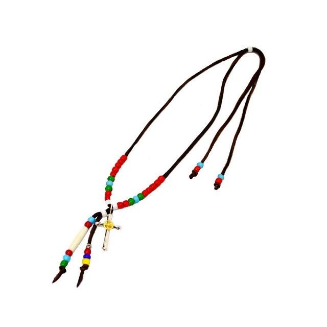 シルバークロス 鹿革紐 チョーカー オリジナル カスタムメイド : voodoocats - 通販 - Yahoo!ショッピング