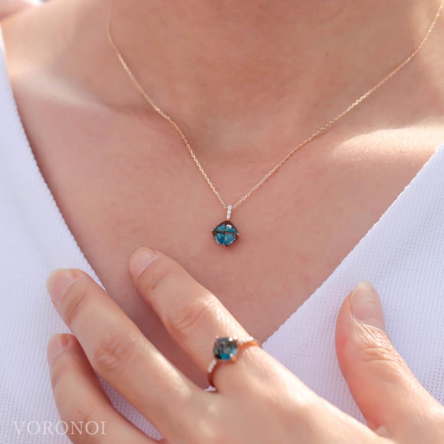 MINAMO 正規品 K10/K18 シュガーローフカット ダイヤモンド ネックレス MINAMOセッティング 特許取得 アメジスト トパーズ シトリン ペリドット : VORONOI ヤフー ...