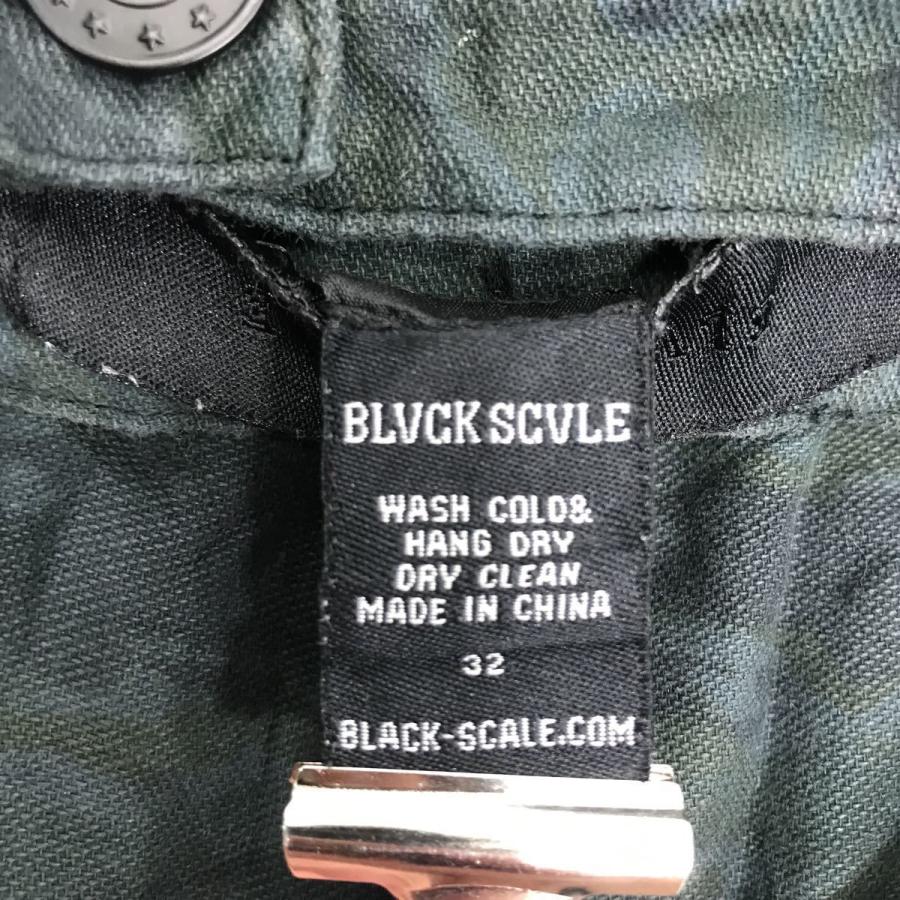 BLVCK SCVLE カーゴパンツ W32 ブラックスケール 迷彩 カモフラ ダークグリーン 古着卸アメリカ仕入 2106-175 : 古着 ...