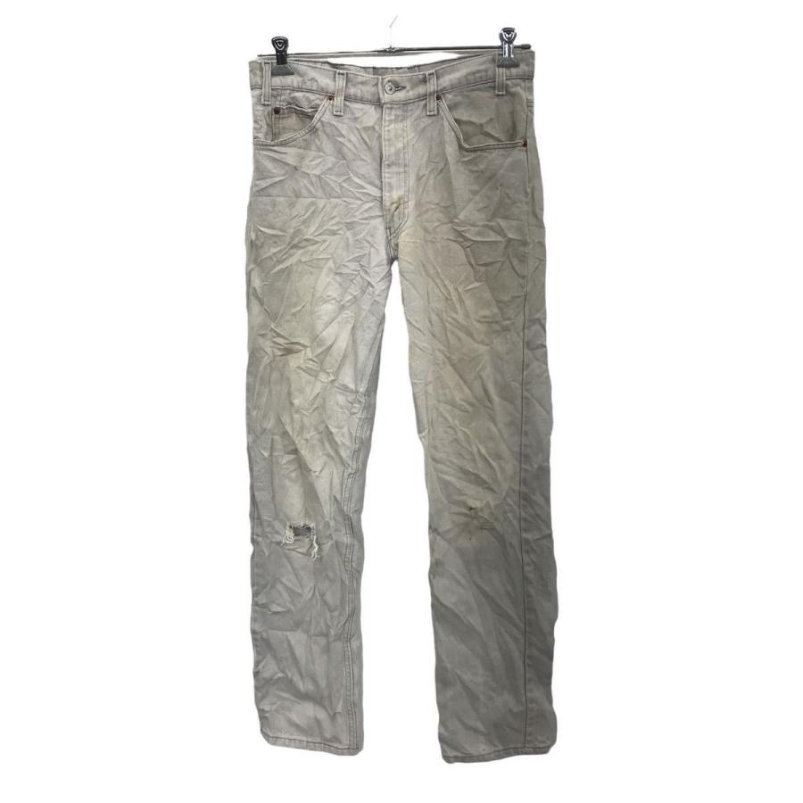 Levi's 509 デニムパンツ W34 リーバイス vintage USA製 ホワイト グレー 古着卸 アメリカ仕入 2205-1162 ...