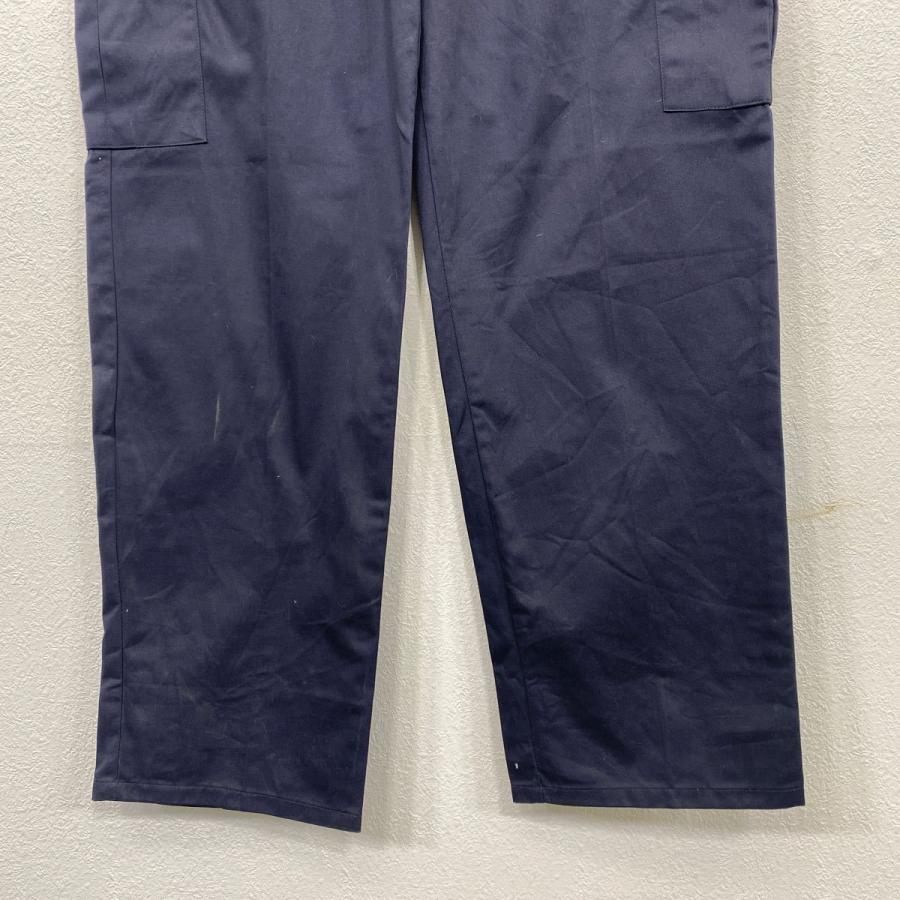 ALEXANDRA ワークパンツ W40 アレクサンドラ カーゴパンツ タック入り ビッグサイズ ネイビー 古着卸 アメリカ仕入 2312 ...