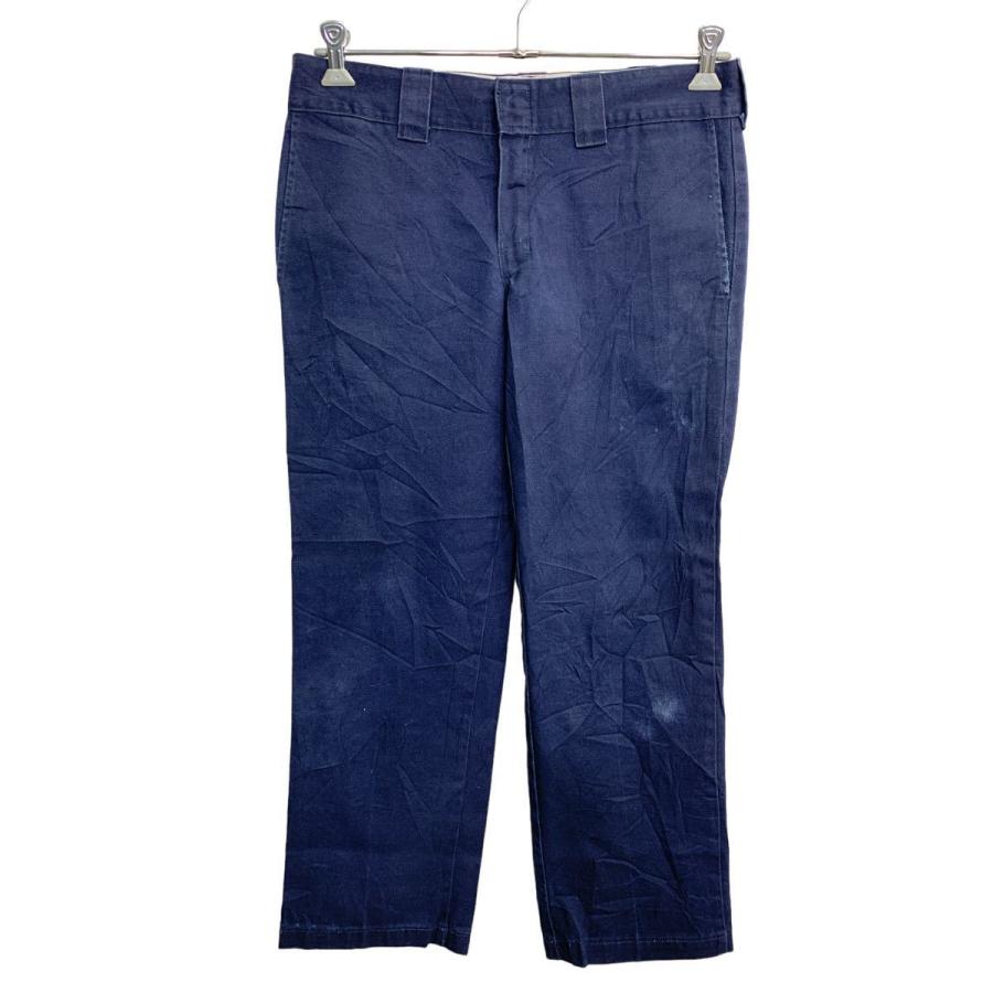 Dickies ワークパンツ W34 ディッキーズ スリムストレート ネイビー 古着卸 アメリカ仕入 2312-1136 : 古着屋DEN ...