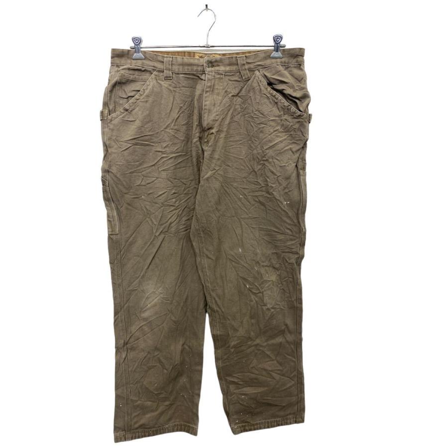 WEARGUARD ワークパンツ W40 ウェアガード ペインターパンツ ダック コットン ビッグサイズ ブラウン 古着卸 アメリカ仕入 ...