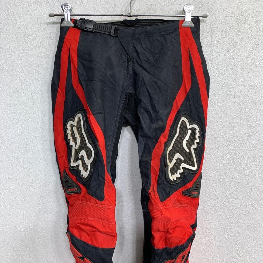 FOX モトクロスパンツ W28 フォックス ジュニアサイズ レーシングパンツ ブラック レッド 古着卸 アメリカ仕入 2406-189 ...