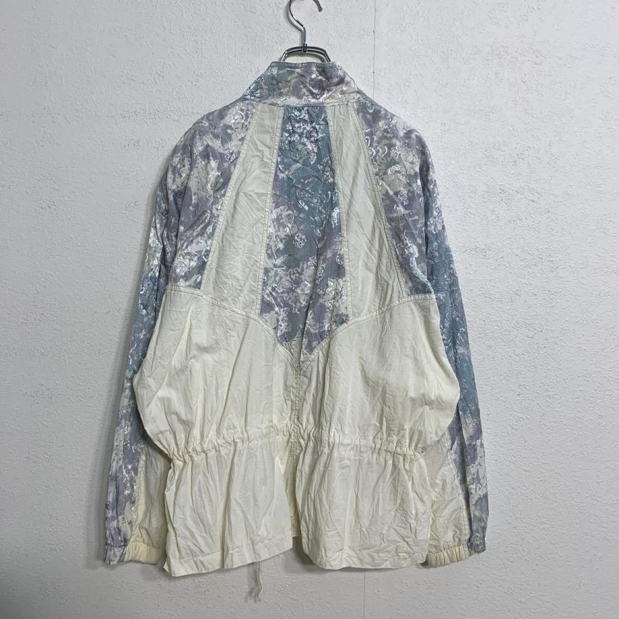 roline ナイロンジャケット ウィメンズ L〜 ホワイト ブルー シルバー ブルゾン ウエスト絞り 古着卸 アメリカ仕入れ a401-5593 : 古着屋DEN ヤフーショッピング店 ...