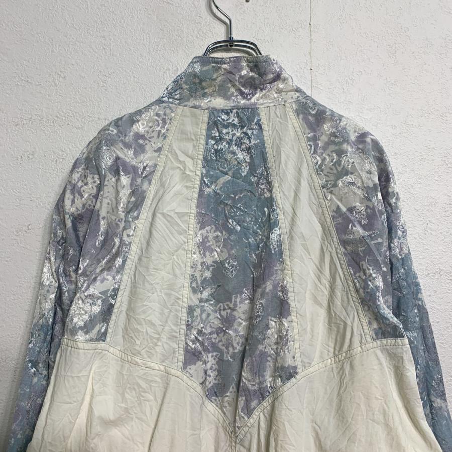 roline ナイロンジャケット ウィメンズ L〜 ホワイト ブルー シルバー ブルゾン ウエスト絞り 古着卸 アメリカ仕入れ a401-5593 : 古着屋DEN ヤフーショッピング店 ...