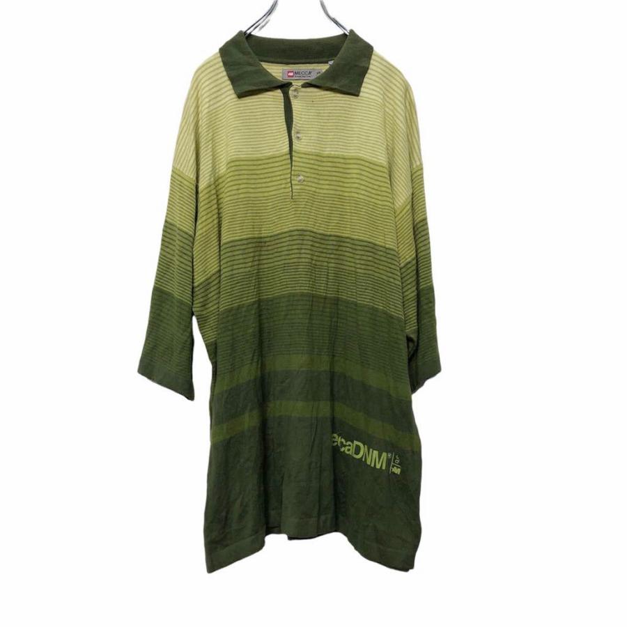 MECCA 半袖 ポロシャツ XXLサイズ ビッグサイズ ボーダー グリーン系 古着卸 アメリカ仕入れ a404-6330 : 古着屋DEN ヤフーショッピング店 - 通販 - Yahoo ...