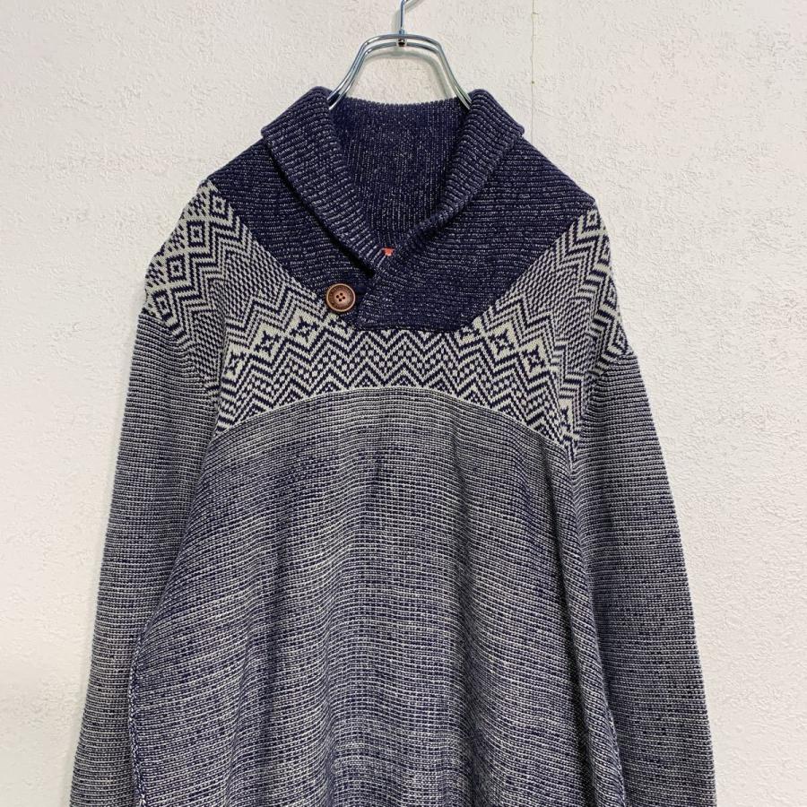 HALLINGER ニットセーター XL ネイビー ホワイト 模様 ビッグサイズ 古着卸 アメリカ仕入れ a405-5275 : 古着屋DEN ...