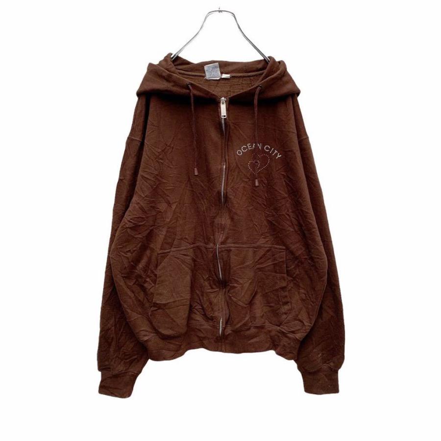 ESY ジップアップ スウェット パーカー ウィメンズ L ブラウン OCEAN CITY 古着卸 アメリカ仕入れ a405-5490 : 古着屋DEN ヤフーショッピング店 - 通販 ...