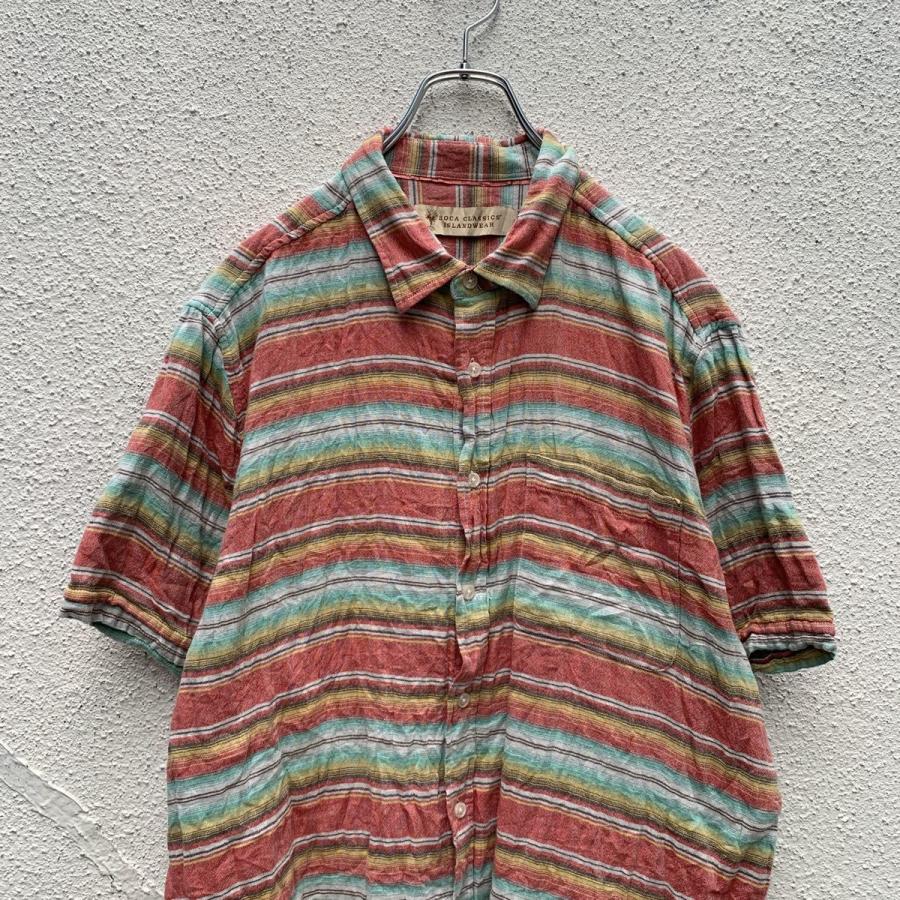 BOCA CLASSICS ISLANDWEAR 半袖シャツ XL カラフル ボーダー柄 古着卸 アメリカ仕入れ a406-5703 : 古着屋DEN ヤフーショッピング店 - 通販 ...