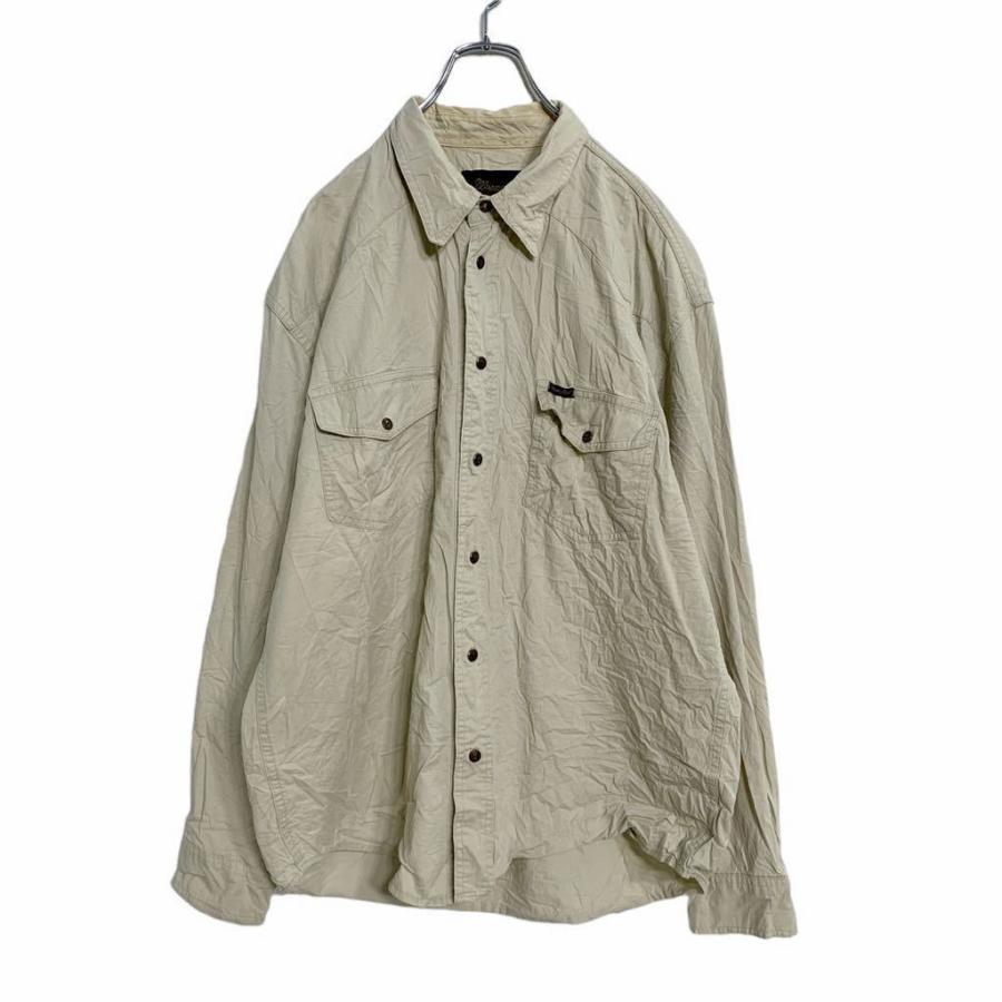 Wrangler 長袖 シャツ XL ライトベージュ ラングラー 2ポケット スナップボタン ウエスタン 無地 古着卸 アメリカ仕入れ a409-5046 : 古着屋DEN ヤフーショッピング ...