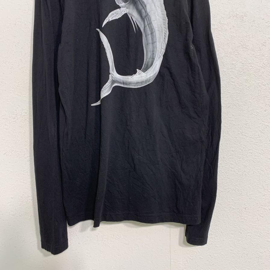 BRINY 長袖 プリント Tシャツ M ブラック 魚 カジキ ロンT 古着卸 アメリカ仕入 a502-5408 : 古着屋DEN ヤフーショッピング店 - 通販 - Yahoo!ショッピング