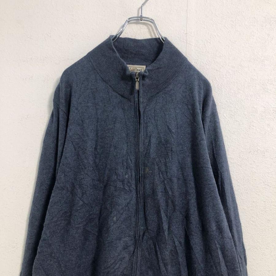 L.L.Bean ジップアップ ニット ジャケット L ネイビー 無地 エルエルビーン 混紡ニット アウトドア 古着卸 アメリカ仕入 a503-5031 :a503-5031:古着屋DEN ...