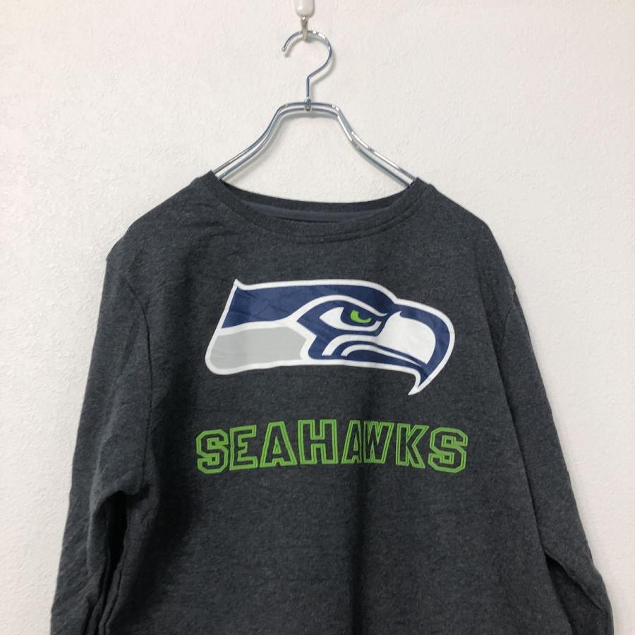 NFL SEAHAWKS プリントスウェット M グレー アメフト シーホークス スポーツ プリントトレーナー 古着卸 アメリカ仕入 a503-5177 : 古着屋DEN ヤフーショッピング店 ...