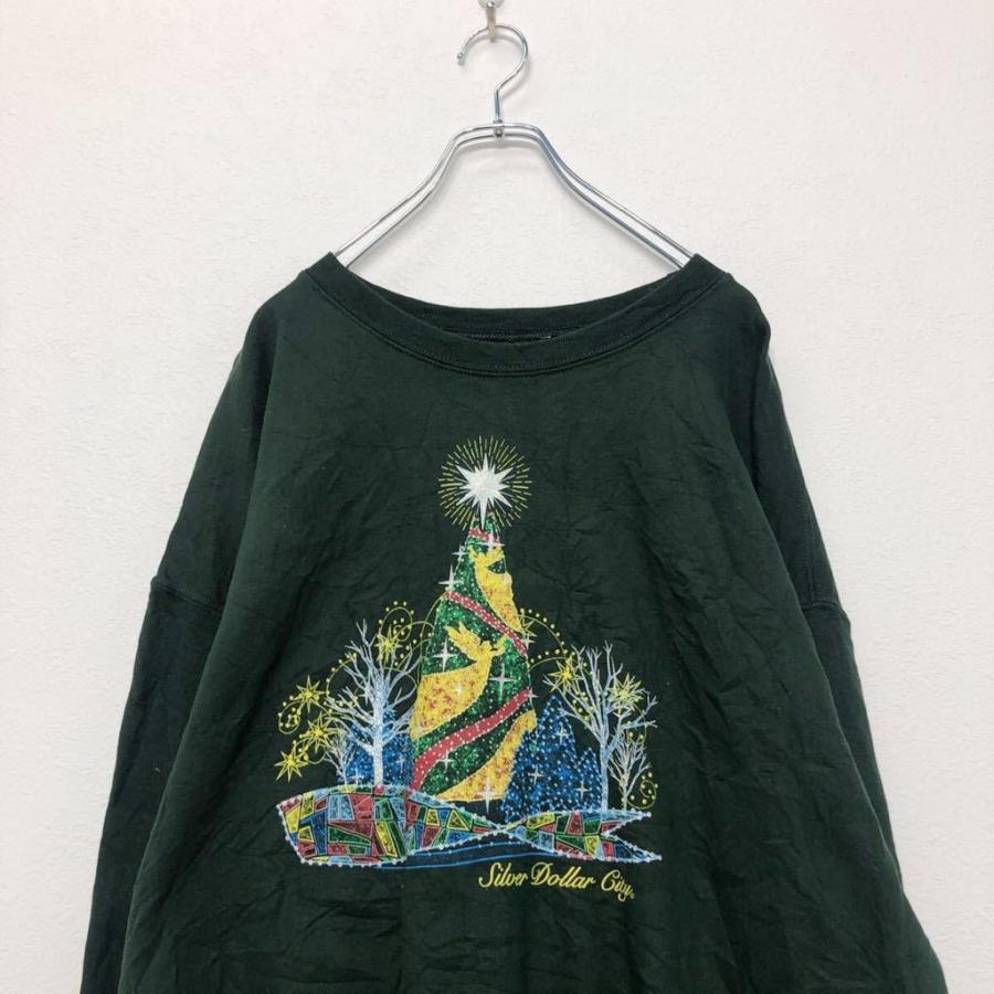 プリント スウェット グリーン XL ビッグシルエット ストリート 古着卸 アメリカ仕入 a503-5316 : 古着屋DEN ヤフーショッピング店 - 通販 - Yahoo!ショッピング