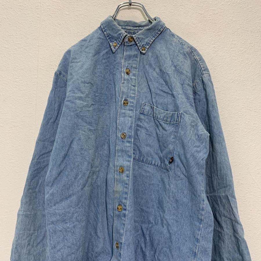 Dickies 長袖 デニム シャツ M ブルー ディッキーズ ワーク ボタンダウン 古着卸 アメリカ仕入 a503-5451 :a503-5451:古着屋DEN ヤフーショッピング店 ...