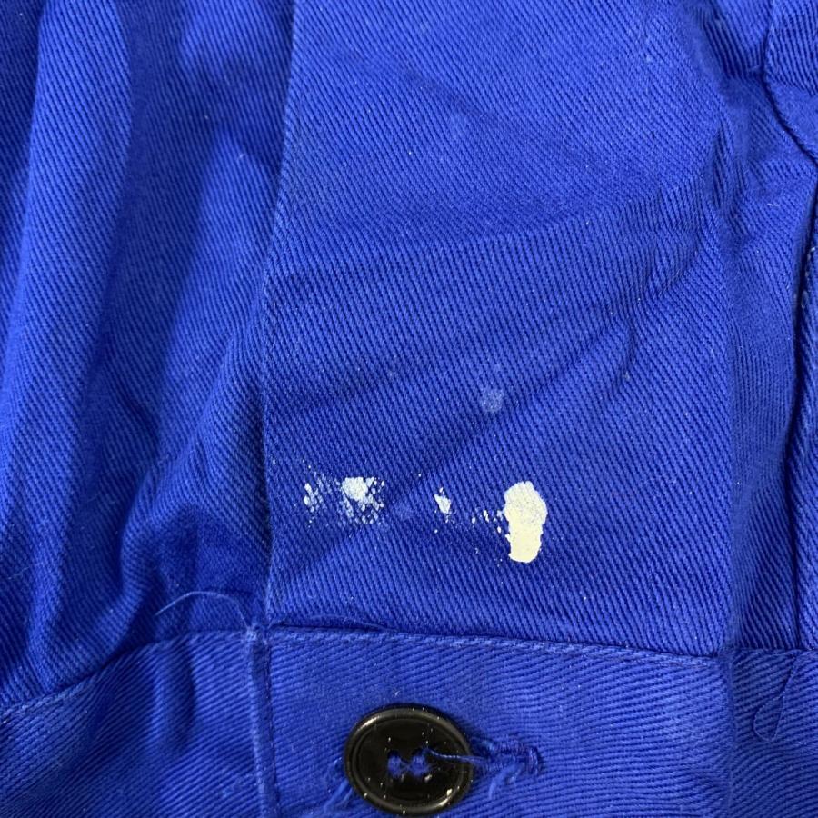 ユーロ ワーク ジャケット XLサイズ位 ブルー カバーオール 古着卸 アメリカ仕入 a503-5542 : 古着屋DEN ヤフーショッピング店 - 通販 - Yahoo!ショッピング