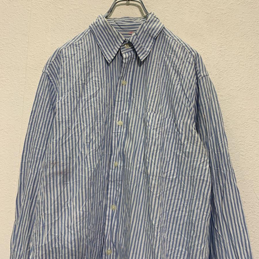 Eddie Bauer 長袖 ストライプ シャツ M ブルー ホワイト エディバウアー 古着卸 アメリカ仕入 a503-7371 : 古着屋DEN ヤフーショッピング店 - 通販 ...