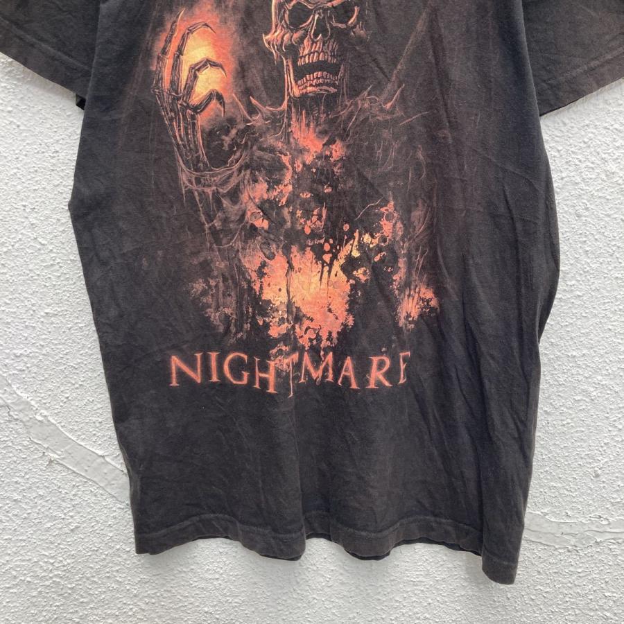 半袖 プリント Tシャツ S ブラック ダークブラウン Avenged Sevenfold Nightmare スカル 骸骨 古着卸 アメリカ仕入 a504-5542 : 古着屋DEN ヤフー ...