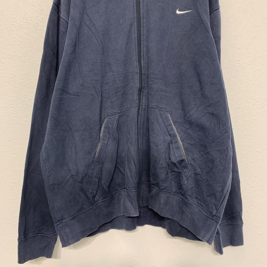 NIKE ジップ アップ フーディー L ネイビー ナイキ パーカー スポーツ シンプル 古着卸 アメリカ仕入 a504-5774 : 古着屋 ...