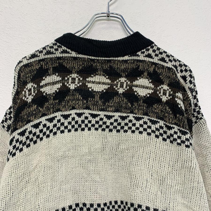 ノルディック柄 アクリル セーター M ホワイト ブラック 冬 ニット 古着卸 アメリカ仕入 a505-5373 : 古着屋DEN ヤフーショッピング店 - 通販 - Yahoo!ショッピング