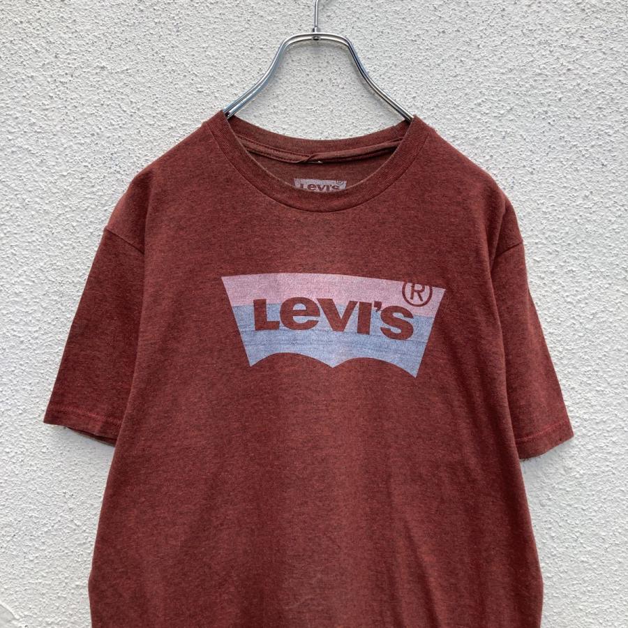 Levi's 半袖 プリント Tシャツ M レッドブラウン リーバイス ロゴ 古着卸 アメリカ仕入 a505-5936 : 古着屋DEN ヤフーショッピング店 - 通販 - Yahoo!ショッピング