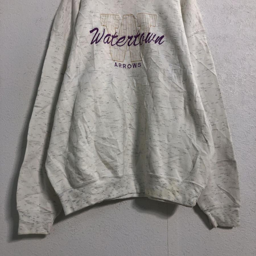 H.L.MILLER GOLD ロゴ スウェット トレーナー XL ホワイト アメリカ製 ウォータータウン 古着卸 アメリカ仕入 a505 ...