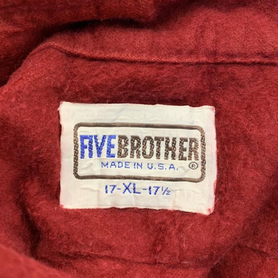 fivebrother 長袖 ネルシャツ XL レッド ファイブブラザー ビッグサイズ アメリカ製 古着卸 アメリカ仕入 a505-7293 : 古着屋DEN ヤフーショッピング店 - 通販 ...