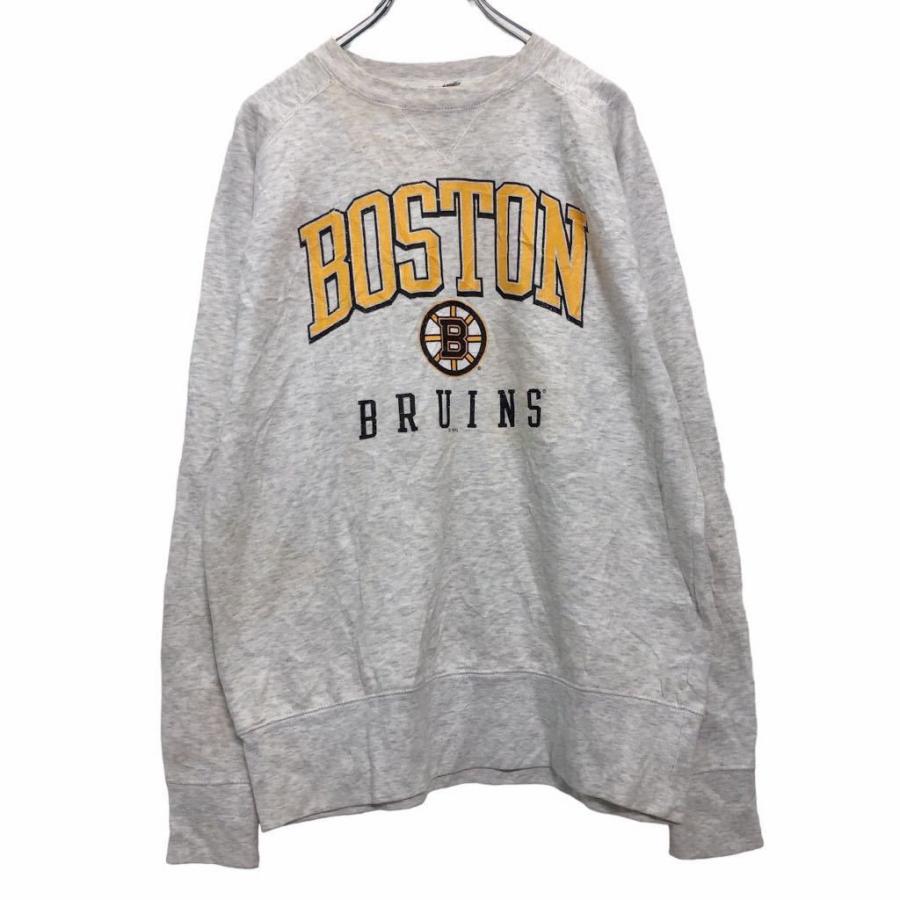 プリント スウェットトレーナー M ライトグレー イエロー ブラック ラグラン 古着卸 アメリカ仕入 a506-6867 : 古着屋DEN ヤフーショッピング店 - 通販 - Yahoo!ショッピング