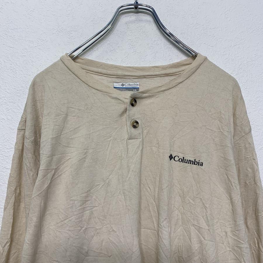 Columbia 長袖 ヘンリーネック Tシャツ L ベージュ コロンビア ロンT ロングTシャツ 古着卸 アメリカ仕入 a507-5294 : 古着屋DEN ヤフーショッピング店 - 通販 ...