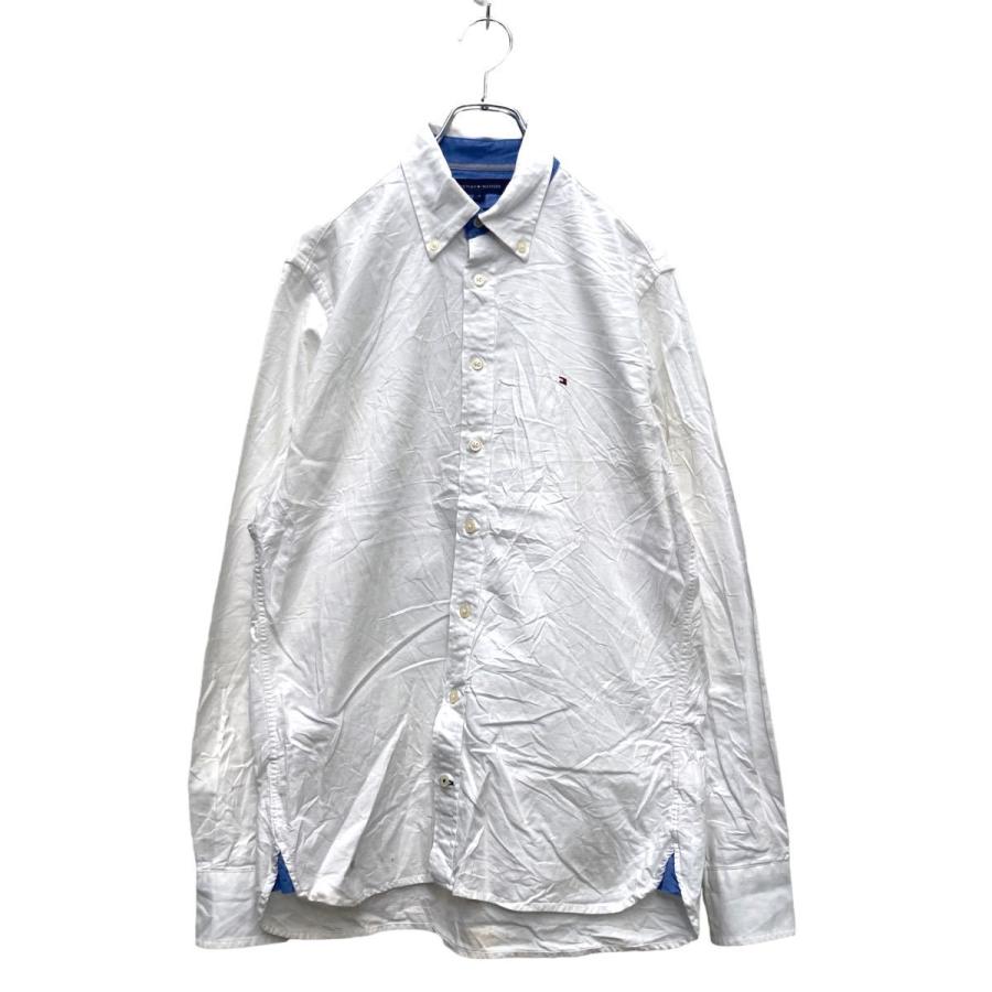TOMMY HILFIGER 長袖 ボタンダウンシャツ Sサイズ トミーヒルフィガー 白 ホワイト 古着卸 アメリカ仕入 a508-5936 : 古着屋DEN ヤフーショッピング店 - 通販 ...