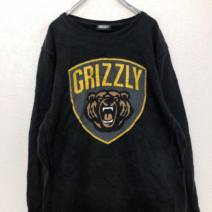 中古 古着 GRIZZLY プリント スウェット トレーナー L ブラック イエロー ブラウン グリズリー クマ 古着卸 アメリカ仕入 a509-5320 :a509-5320:古着屋DEN ...
