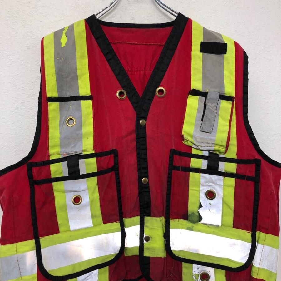 ベスト 2XL〜 レッド ブラック イエロー ビッグサイズ リフレクター ワーク マルチポケット 古着卸 アメリカ仕入 a601-5153 : a601-5153 : 古着屋DEN ヤフー ...