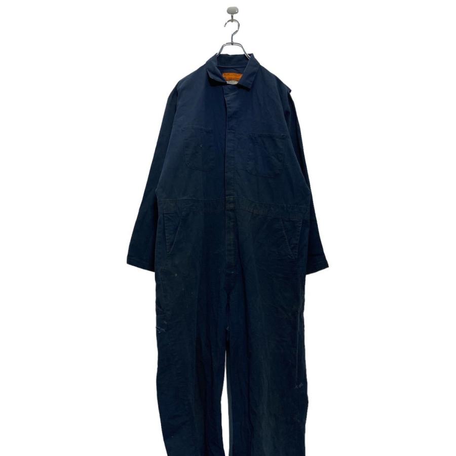 DURABLE PRESS 長袖つなぎ W44 サイズ表記 46-RG ワークウェア 作業服 ネイビー 古着卸 アメリカ仕入 a601 ...