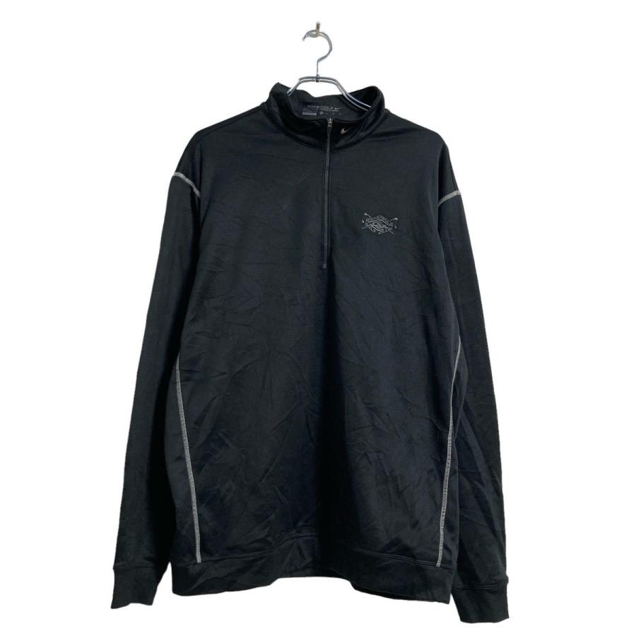 NIKE ロゴ ジャージ XL ブラック ナイキ ハーフジップ ゴルフ 古着卸 アメリカ仕入 a601-5730 : 古着屋DEN ヤフーショッピング店 - 通販 - Yahoo!ショッピング