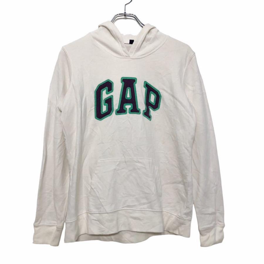 中古 古着 Gap ロゴ スウェット パーカー M ホワイト パープル グリーン ギャップ ポケット 古着卸 アメリカ仕入 a601-5987 :a601-5987:古着屋DEN ヤフー ...