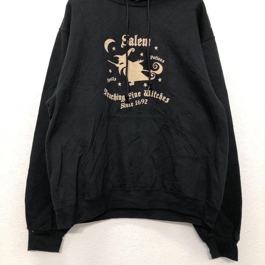 JERZEERS プリント スウェット パーカー M ブラック ベージュ ジャージーズ 魔女 ポケット 古着卸 アメリカ仕入 a601-6542 : 古着屋DEN ヤフーショッピング店 ...